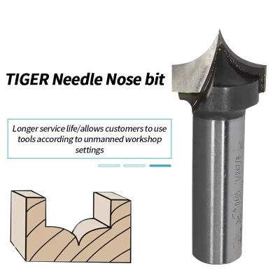 China High Precision Solid Carbide Tip CNC Engraving Machine Carving Knife with 55HRC Hardness for Woodworking for sale