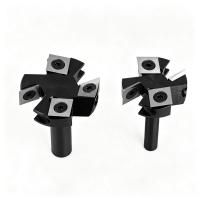 China Carbide Insert Router Bit Set for CNC Woodworking — Bottom Surfacing & Grooving Cutter, 1/2