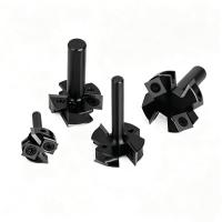 China Carbide Insert Router Bit Set for CNC Woodworking — Bottom Surfacing & Grooving Cutter, 1/2
