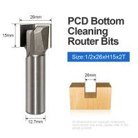 China PCD Router Bit Diamond Cleaning Bottom End MillWoodworking Cutter Slotter CNC Machine EngravingToo for sale