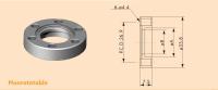 China ANSI CF 16 Bored Flange Nonrotatable Not Tapped For High Vacuum for sale