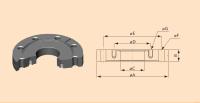 China ISO CE CF Reducing Flange For High Vacuum Stainless 304 304L And 316L for sale