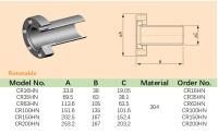 China 316L 304L 304 Stainless ANSI CF Half Nipple For High Vacuum for sale