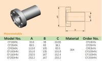 China 316L 304L 304 Stainless ANSI CF Half Nipple For High Vacuum for sale
