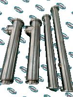 China 304 Or 316L Custom Double Layer Water Cooling Vacuum Pipeline for sale