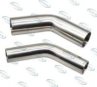 China 304 or 316L 45 Degree Elbows With Tangents For Vacuum System for sale