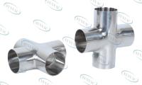 China 316L Or 304 Materials Stainless Steel 4 Way Crosses For Vacuum System for sale