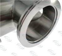 China SUS304 SUS316L ISO Tees Vacuum Fittings For Vacuum System for sale