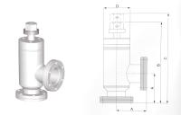 China Bakeable All Metal Vacuum Valves Stainless Steel Bellows 316L Shell 304 for sale