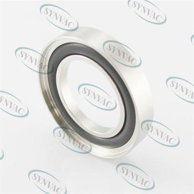 China SUS304 or SUS316L KF Centering Ring With Outer Ring O Ring for sale