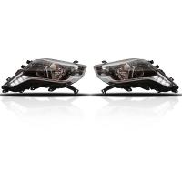 China Three Lens Toyota Prado Headlamp LED Auto Headlights Replacement 12Volt for sale