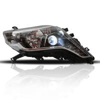 China Three Lens Toyota Prado Headlamp LED Auto Headlights Replacement 12Volt for sale