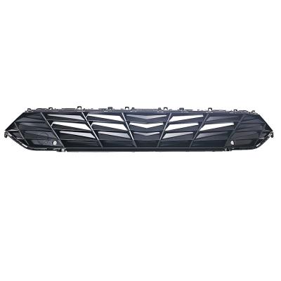 China 2024 Hyundai Elantra Parts Matte Black Auto Front Bumper Grille Camera Hole for sale