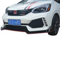 China FRP Material Front Bumper For Honda Fit Jazz GK5 GP5 Car Body Kits 2014-2016 for sale