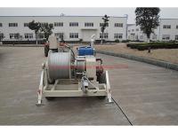 China Bullwheel Underground Hydraulic Cable Puller 2000 Rpm Heavy Duty for sale