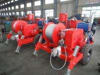 China Bullwheel Underground Hydraulic Cable Puller 2000 Rpm Heavy Duty for sale