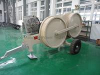 China Hydraulic Cable Tensioner Stringing Equipment With MC Nylon Bullwheel for sale