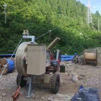 China Overhead Line Construction Cable Stringing Equipment 40Kn Hydraulic Puller Tensioner for sale