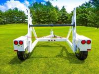 China Take Up And Pay Off cable Hydraulic Reel Trailer Electric Power Construction for sale