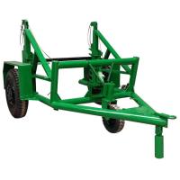 China Power Construction Reel Cable Drum Trailer Tool Equipment ROHS Certificated for sale