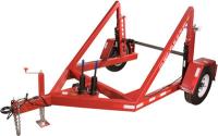 China Power Construction Reel Cable Drum Trailer Tool Equipment ROHS Certificated for sale