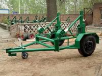 China Power Construction Reel Cable Drum Trailer Tool Equipment ROHS Certificated for sale