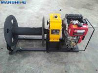 China 50KN Diesel Cable Pulling Winch ATV For Electric Hauling Conductor for sale