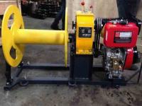 China 50KN Diesel Cable Pulling Winch ATV For Electric Hauling Conductor for sale