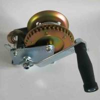 China Hand Winch And Trailer On Small Boat With Wire Rope Manual Winch for sale