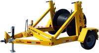 China Multifunctional Drum Trailer Cable Wire Reel Trailer ABS Anti Lock Brake for sale