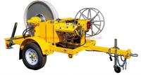 China Custom Wire Spool Cable Fiber Reel Trailer 10T For Engineeing for sale