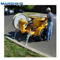China Custom Wire Spool Cable Fiber Reel Trailer 10T For Engineeing for sale