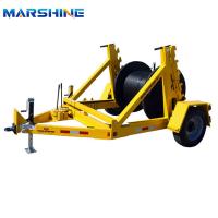 China Custom Wire Spool Cable Fiber Reel Trailer 10T For Engineeing for sale