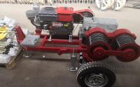 China Heavy Duty Electric Wire Rope Dual-Bullwheel Capstan Winch For Cable Pulling for sale