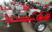China Heavy Duty Electric Wire Rope Dual-Bullwheel Capstan Winch For Cable Pulling for sale
