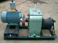 China 3Ton Belt Drive Traction Cable Pullers Diesel Engine Gasoline Engine Power Winch for sale