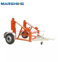 China 12T Mechanical Utility Reel Cable Drum Trailer 800MM-2100MM for sale