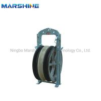 China 508mm Line Fittings Mc Nylon Conductor Pulley Stringing Block With Three Nylon Wheels for sale