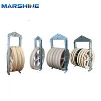 China Aluminum Wheel And Rubber Liner SH822 822mm Large Diameter Stringing Block For Stringing for sale