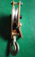 China Aluminum Hoisting Rope Snatch Block And Tackle Oxygenation Surface for sale