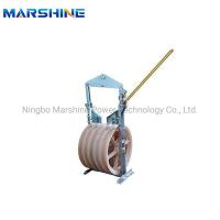 China 822mm Diameter Stringing Blocks With Rubber Lined Nylon Sheave For Conductor Can Be Customized for sale