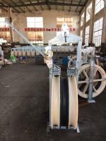 China 822mm Diameter Stringing Blocks With Rubber Lined Nylon Sheave For Conductor Can Be Customized for sale