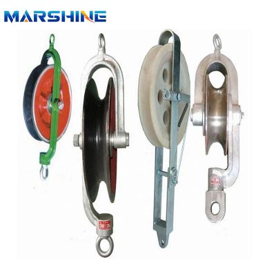 China Sheave Features Nylon Wheel Wire Block And Tackle Hold Down Wire Pulley for sale