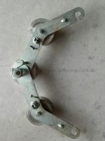 China Stainless Steel Double Tackle Pulley Grounding Wire Rope Sheave Block for sale