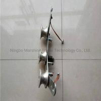 China Stainless Steel Double Tackle Pulley Grounding Wire Rope Sheave Block for sale