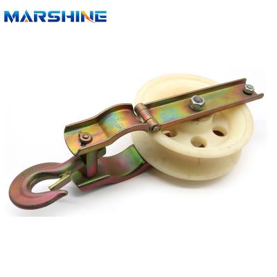 China Welding Aluminum Universal Crossarm-Mounted Hook Style Block for sale