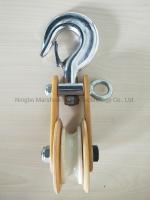 China Hand Line Rope Cable Blocks Pulleys Snatch For Transmission for sale