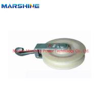 China Clip In Aluminum Block Tackle Pulley For Tightening Up Conductor for sale