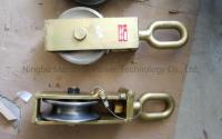 China Custom Double Terminal Pulley Tackle Block For Lifting Platform for sale