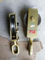 China Custom Double Terminal Pulley Tackle Block For Lifting Platform for sale